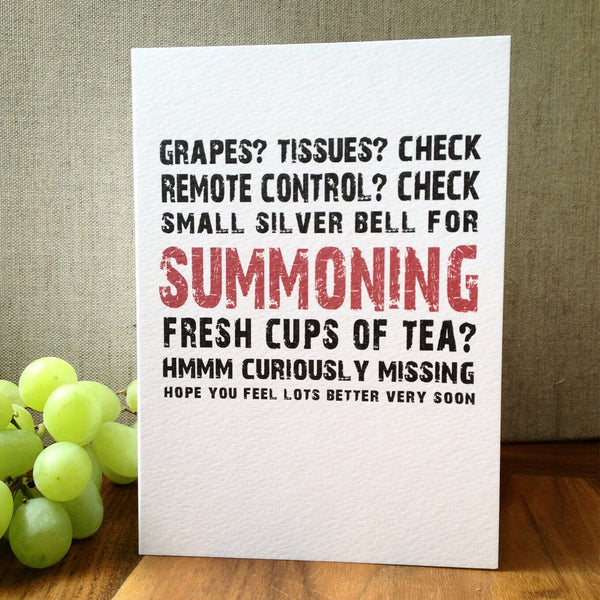 Feel Better Soon Greetings Card by Betsy Benn